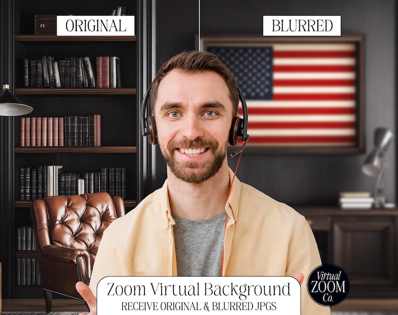 Zoom Background 4th of July American Background Professional Zoom ...