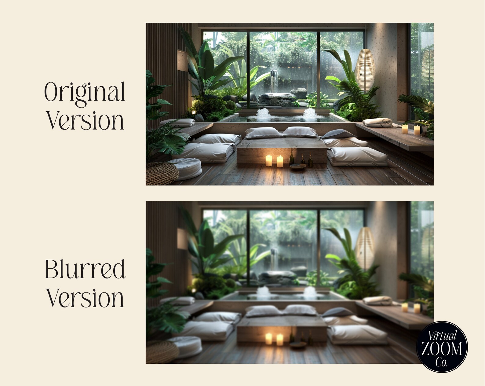 Zoom Background Yoga Retreat Wellness Retreat Weekend Spa Retreat Zoom Zen Calming Virtual ...