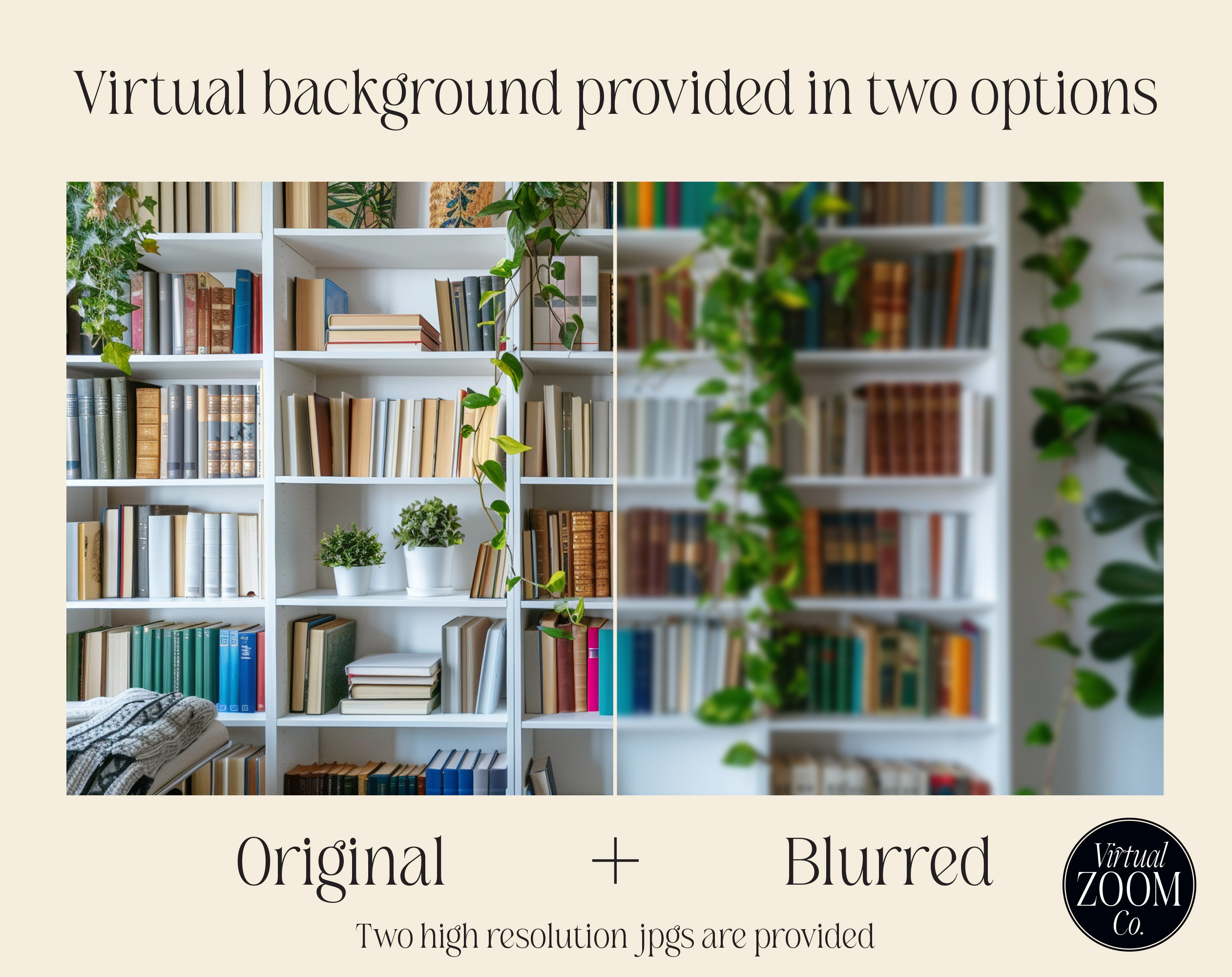 Zoom Background Colored Books on Bookshelf Zoom Professional Zoom Photo ...