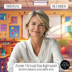 Zoom Background School Classroom Zoom Teacher Virtual Classroom School ...