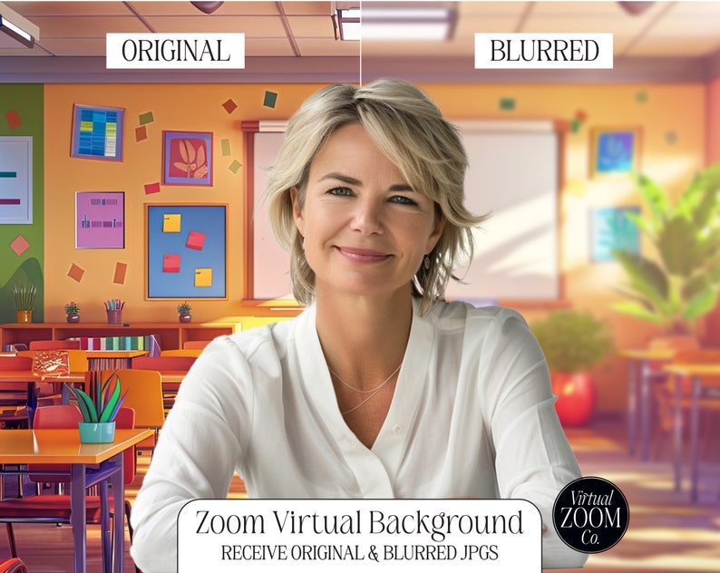Zoom Background School Classroom Zoom Teacher Virtual Classroom School ...
