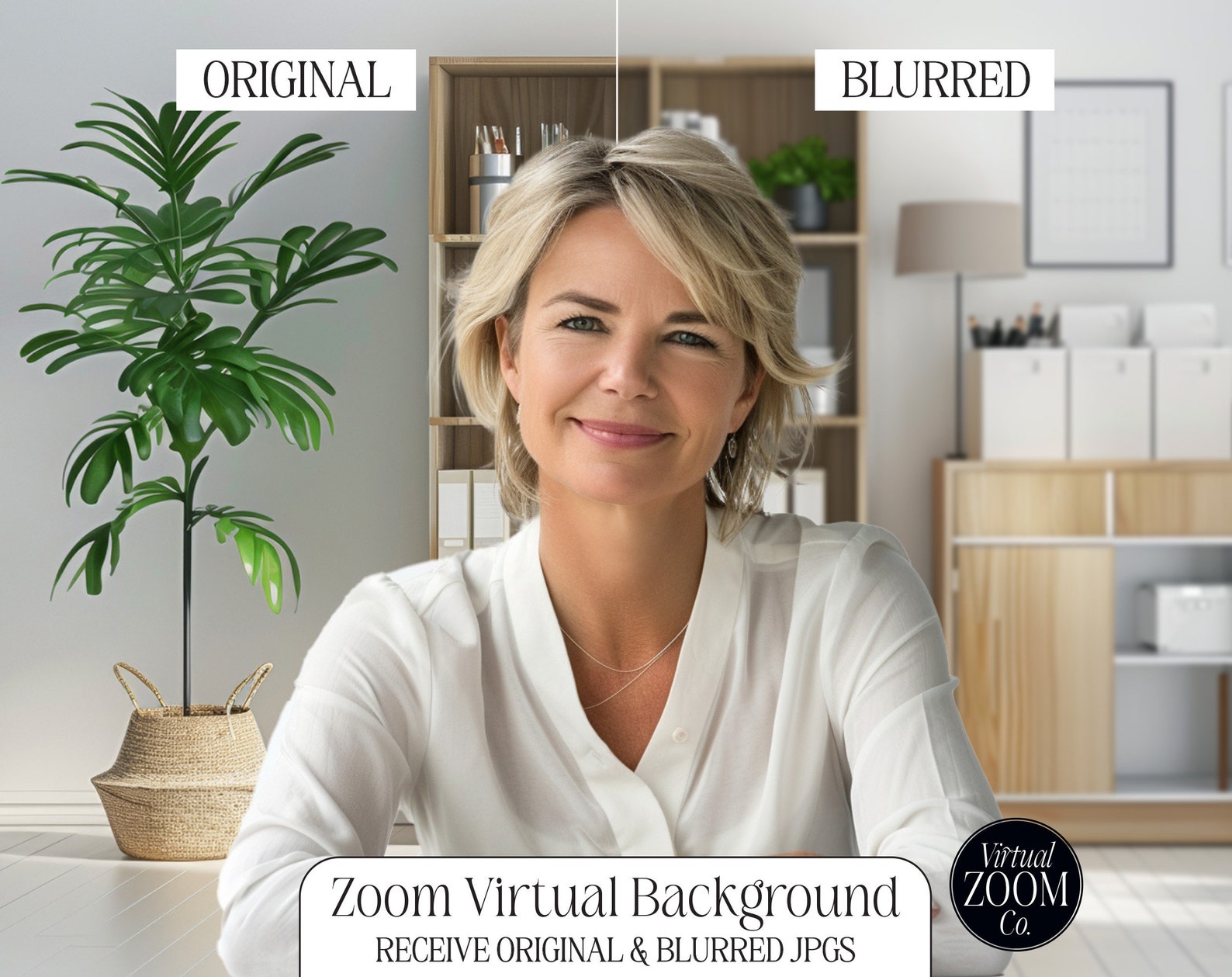 Zoom Background Home Office Zoom Office Background Virtual Background ...