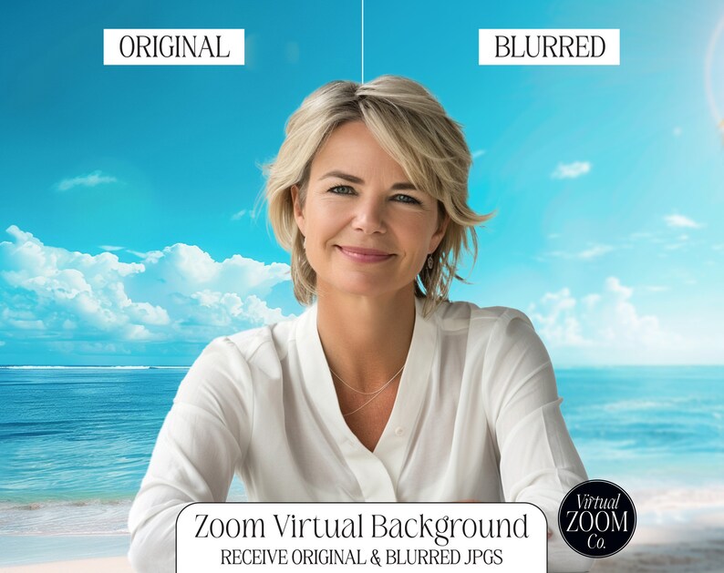 Zoom Background Beach Zoom Virtual Background Beaches Zoom Tropical ...