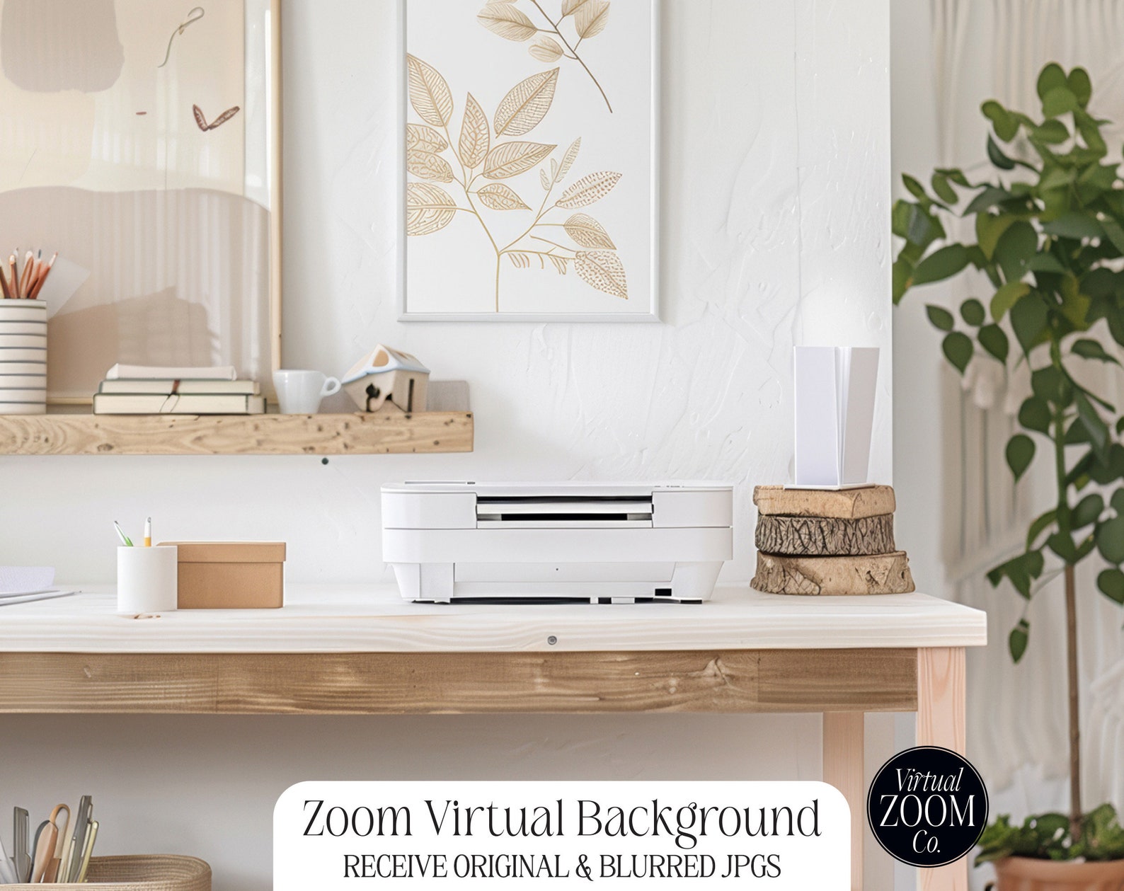 Zoom Background Home Office Zoom Office Background Virtual Background ...