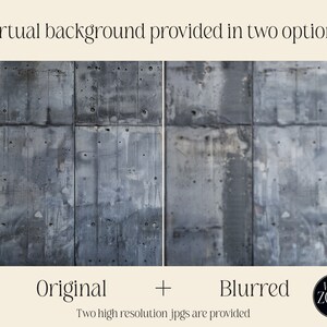 Zoom Background Concrete Room Grey Walls Concrete Wall Virtual ...