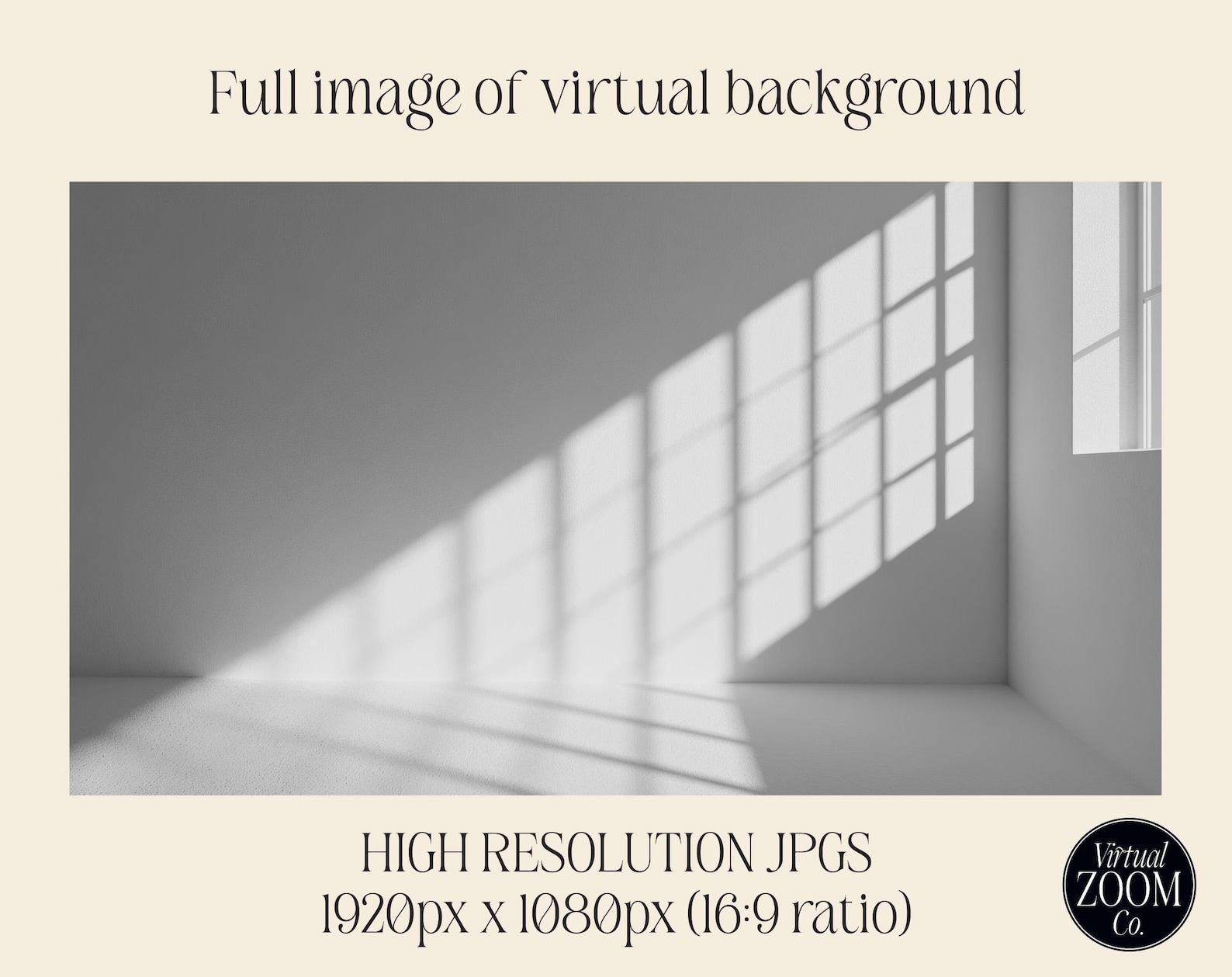 Zoom Background Window Zoom Minimalist Office Background Zoom ...