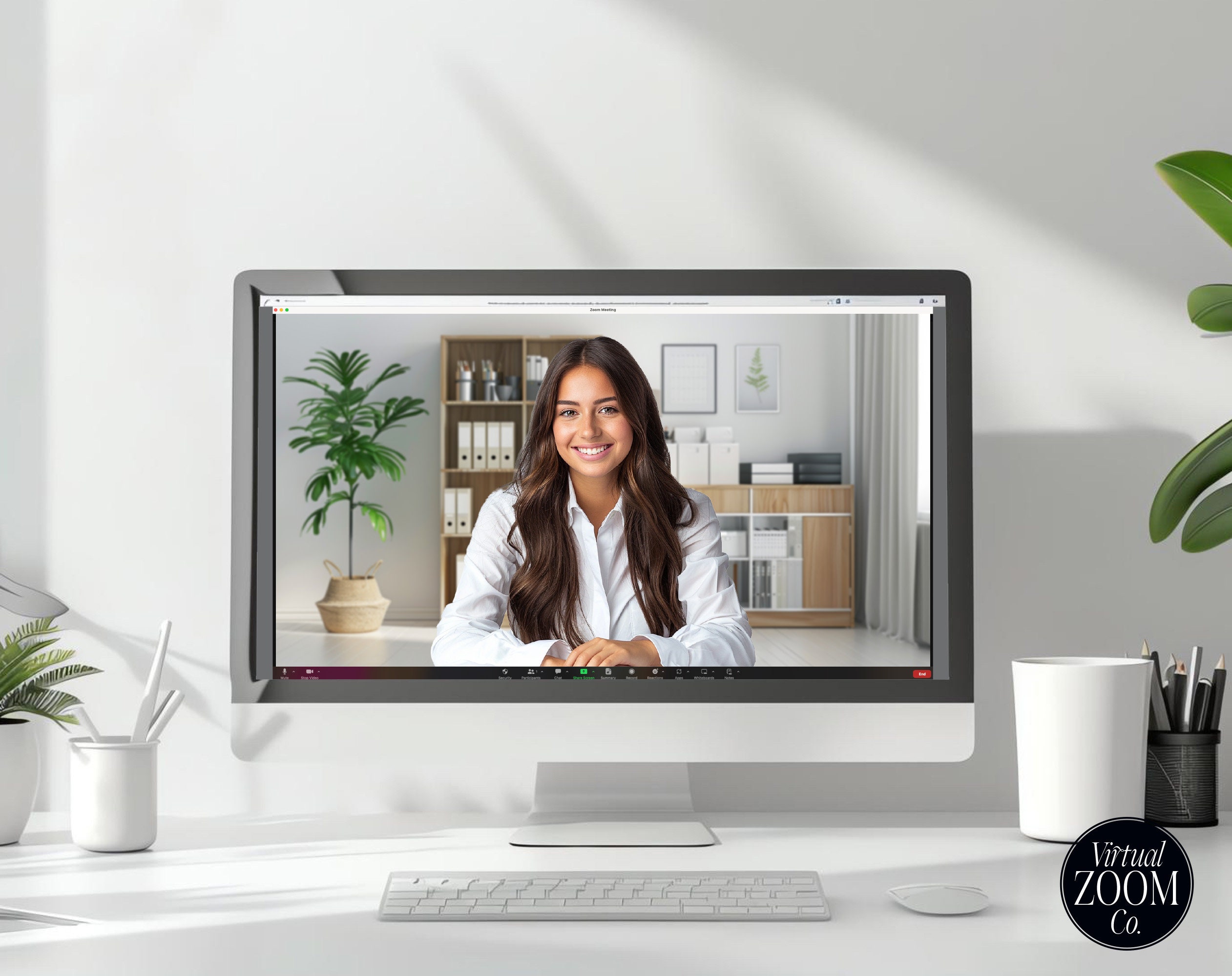 Zoom Background Home Office Zoom Office Background Virtual Background ...
