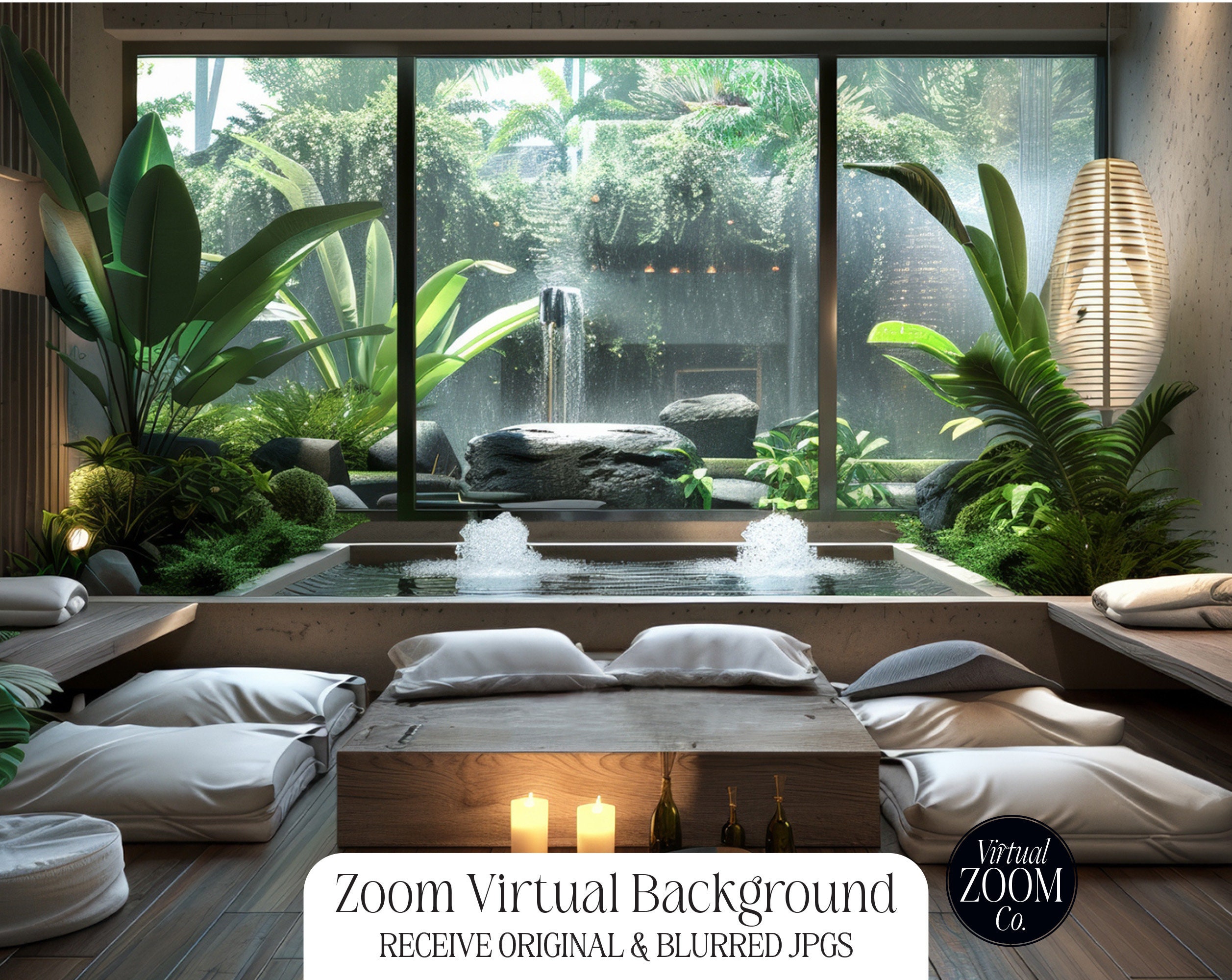 Zoom Background Yoga Retreat Wellness Retreat Weekend Spa Retreat Zoom ...