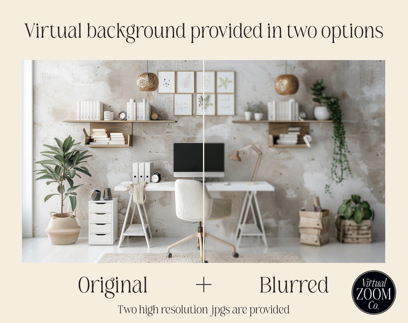 Zoom Background Home Office Zoom Office Background Virtual Background ...