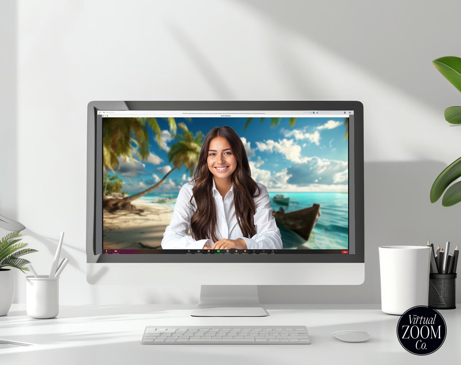 Zoom Background Beach Zoom Virtual Background Beaches Zoom Tropical ...