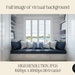 Zoom Background Coastal Hamptons Beach Zoom Window Seat Navy Summer ...