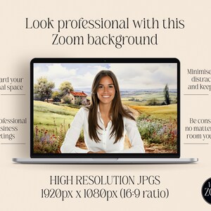 Zoom Background Country Farm Zoom Farm Painting Countryside Art Virtual ...