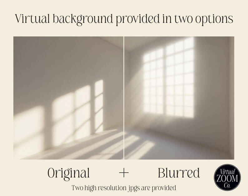 Zoom Background Neutral Wall Zoom Minimalist Office Background Zoom ...