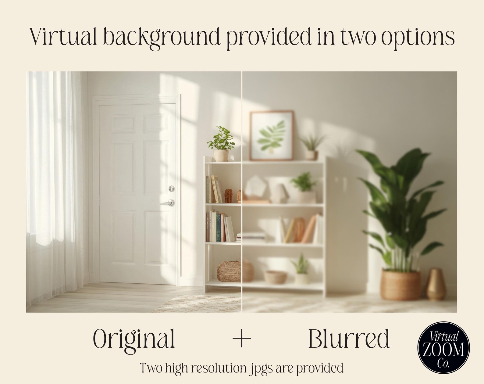 Zoom Background Home Office Professional Zoom Background Virtual ...