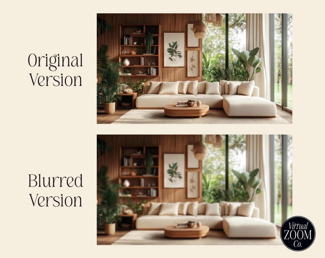 Zoom Background Wall Art Family Room Professional Zoom Background Home ...