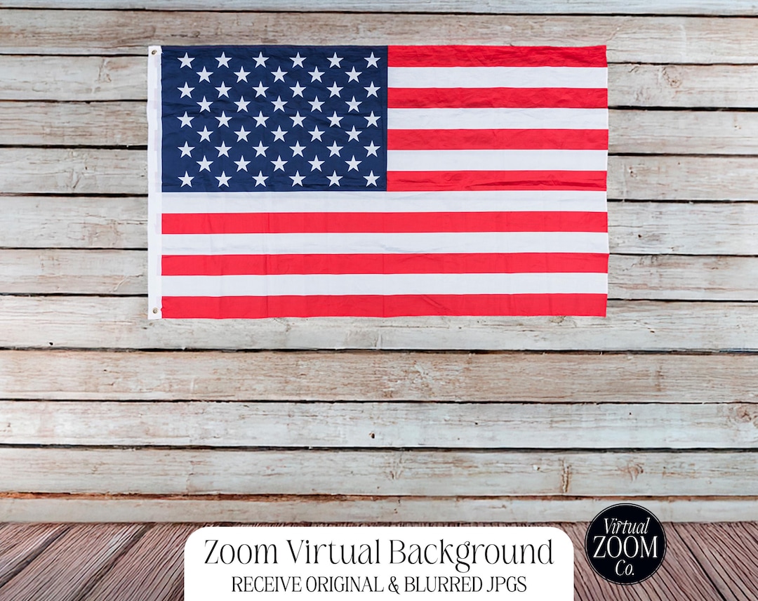 Zoom Background American Background 4th of July Office Virtual ...