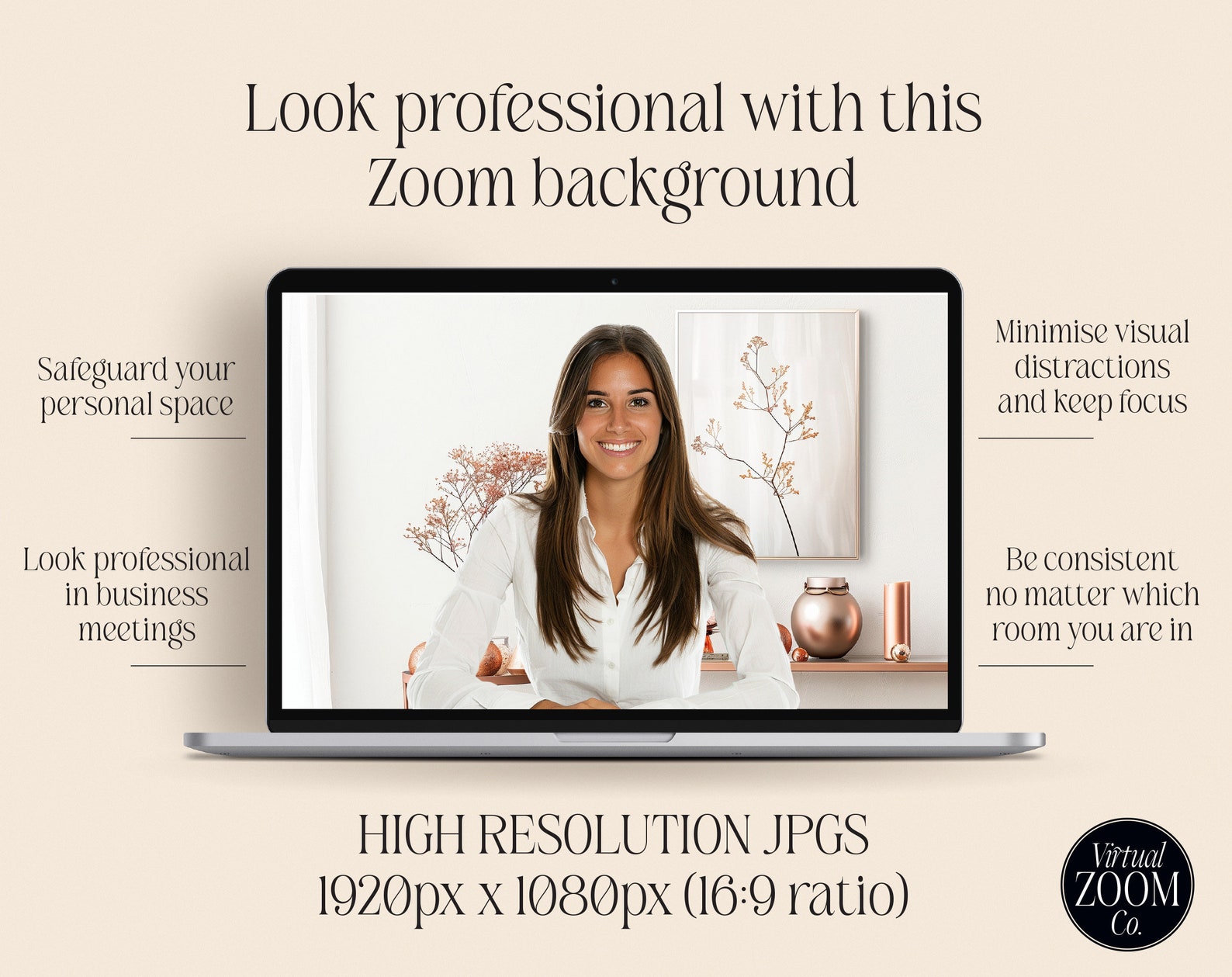 Zoom Background Living Room Zoom Luxury Home Zoom Neutral Home Zoom ...