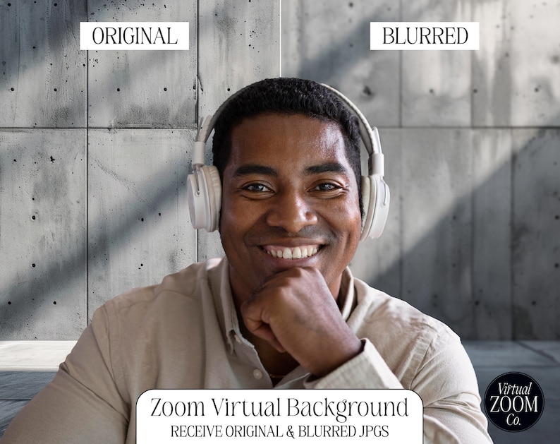 Zoom Background Concrete Wall Zoom Office Background Zoom for Men ...