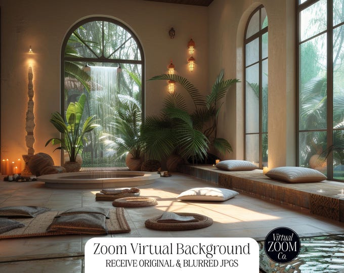 Zoom Background Yoga Retreat Wellness Retreat Weekend Spa Retreat Zoom ...