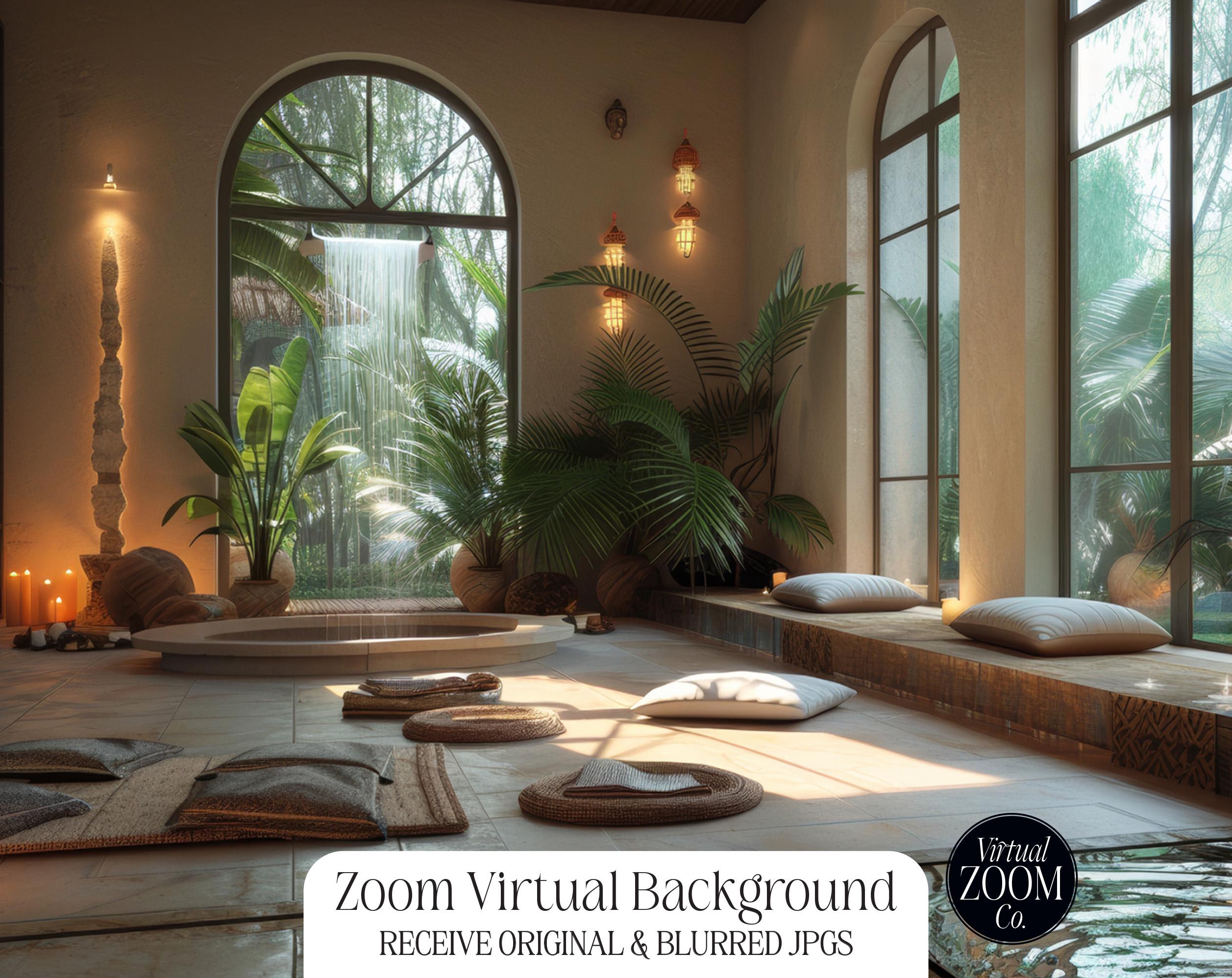 Zoom Background Wellness Retreat Zoom Virtual Background Zen Zoom Spa ...