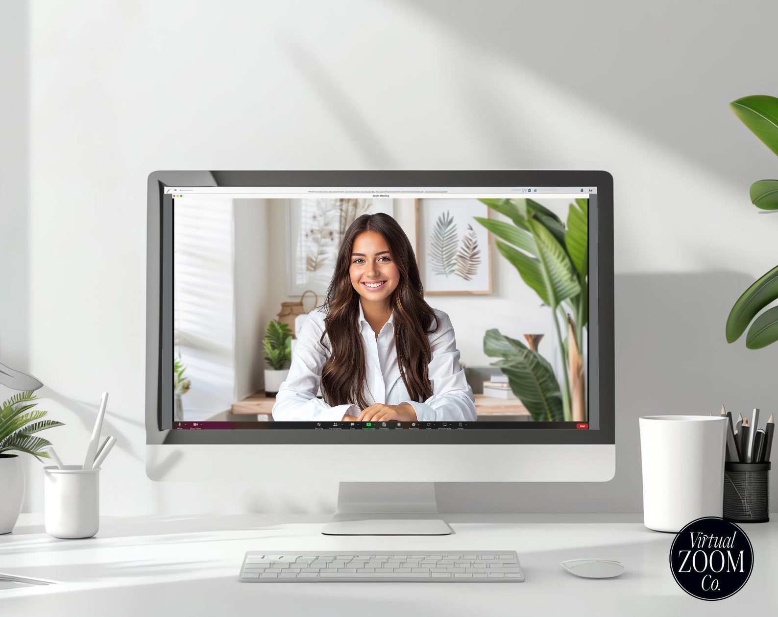 Zoom Background Home Office Zoom Office Background Virtual Background ...