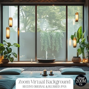 Zoom Background Wellness Retreat Zoom Virtual Background Zen Zoom Spa Retreat Image Zoom Calming ...