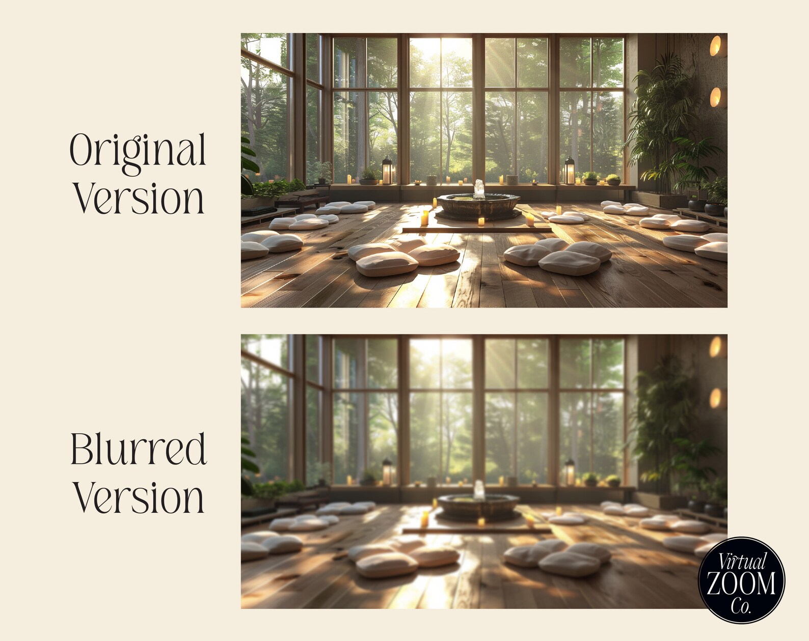 Zoom Background Yoga Retreat Wellness Retreat Weekend Spa Retreat Zoom Zen Calming Virtual ...