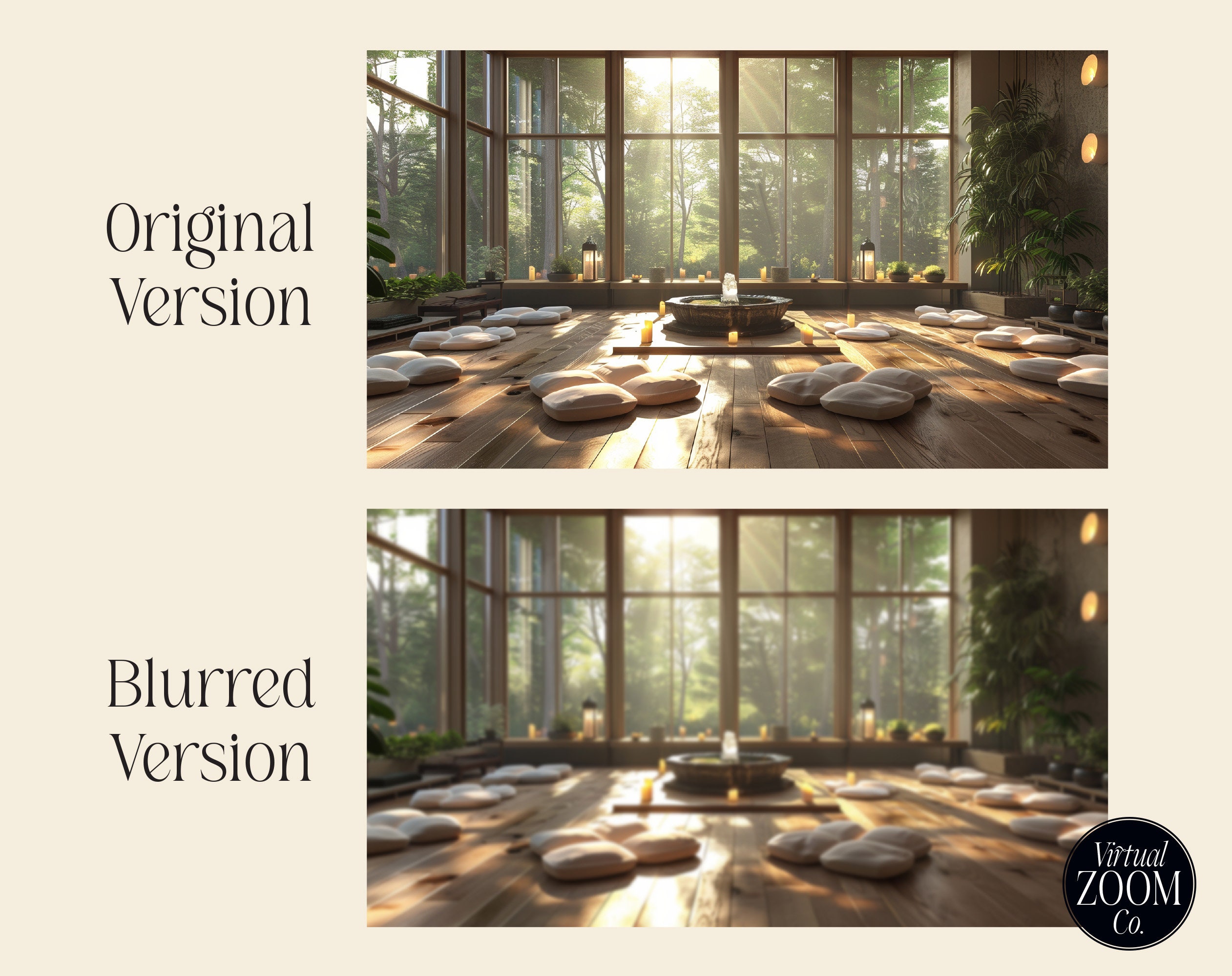 Zoom Background Yoga Retreat Wellness Retreat Weekend Spa Retreat Zoom Zen Calming Virtual ...