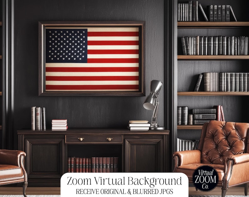Zoom Background 4th of July American Background Professional Zoom ...