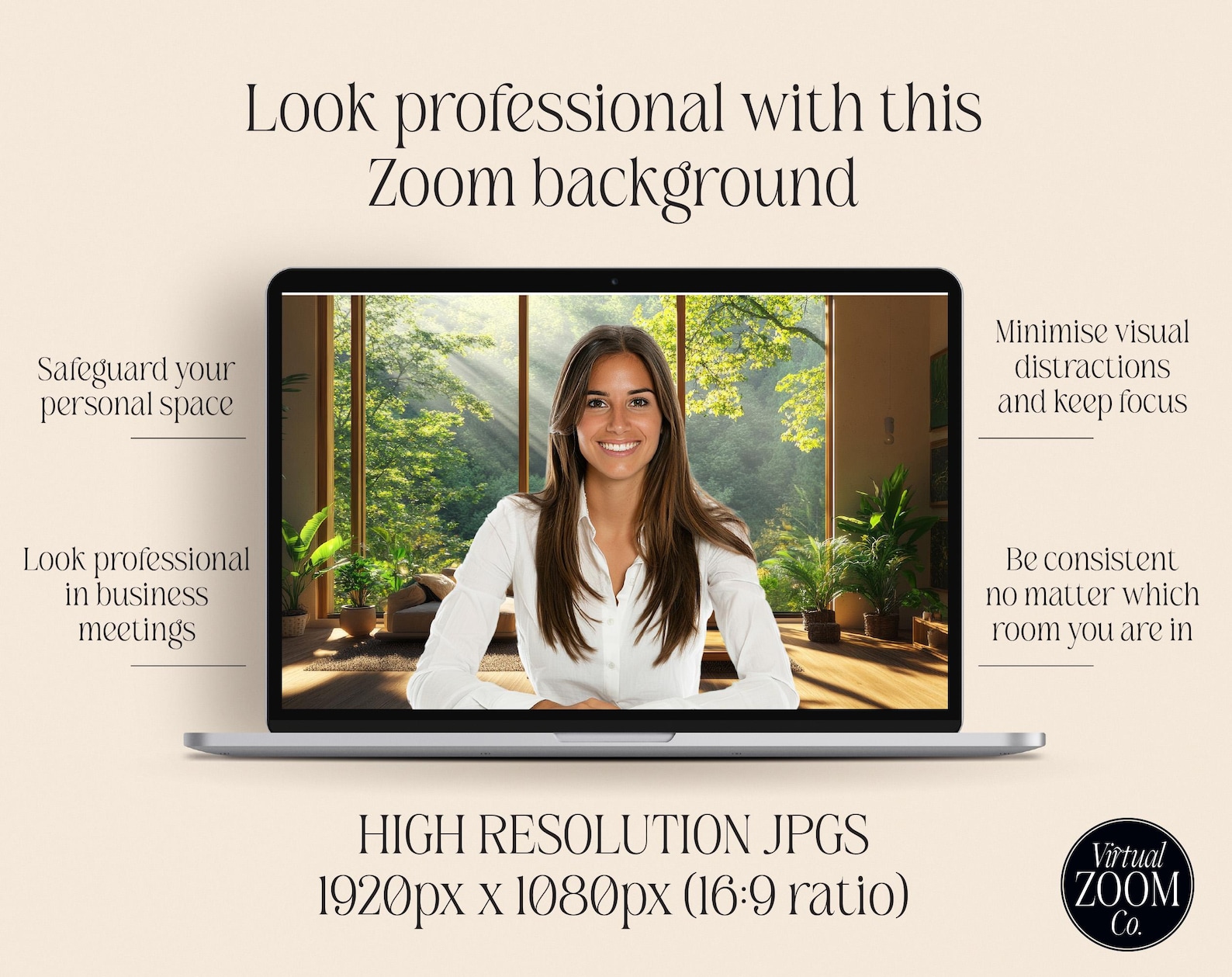 Zoom Background Indoor Plants Window Seat Zoom Office Window View Zoom ...