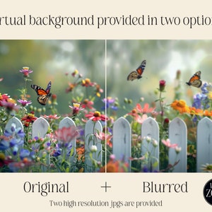 Zoom Background Spring Cottage Garden Zoom Flowers Zoom Photo Nature ...