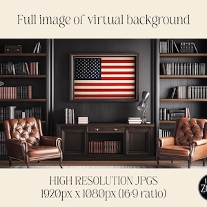 Zoom Background 4th of July American Background Professional Zoom ...
