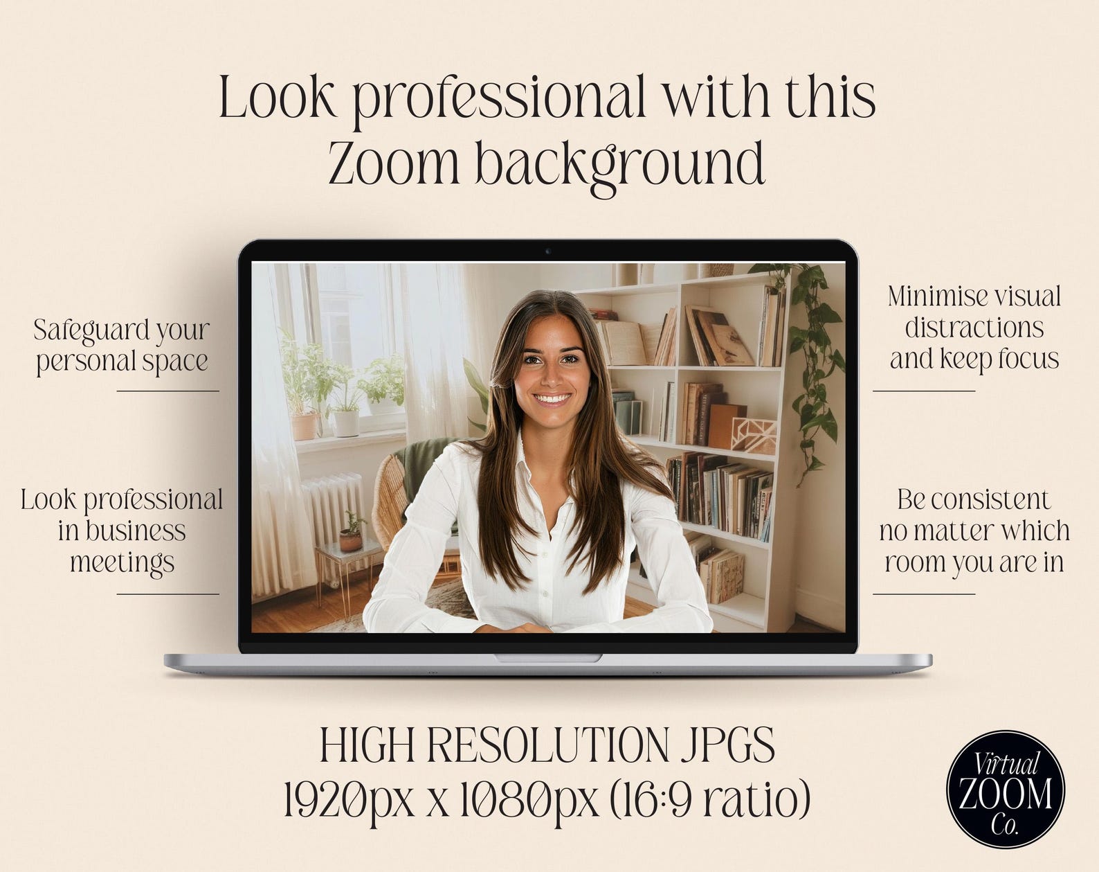 Zoom Background Home Office Zoom Virtual Background Zoom Meeting Video ...