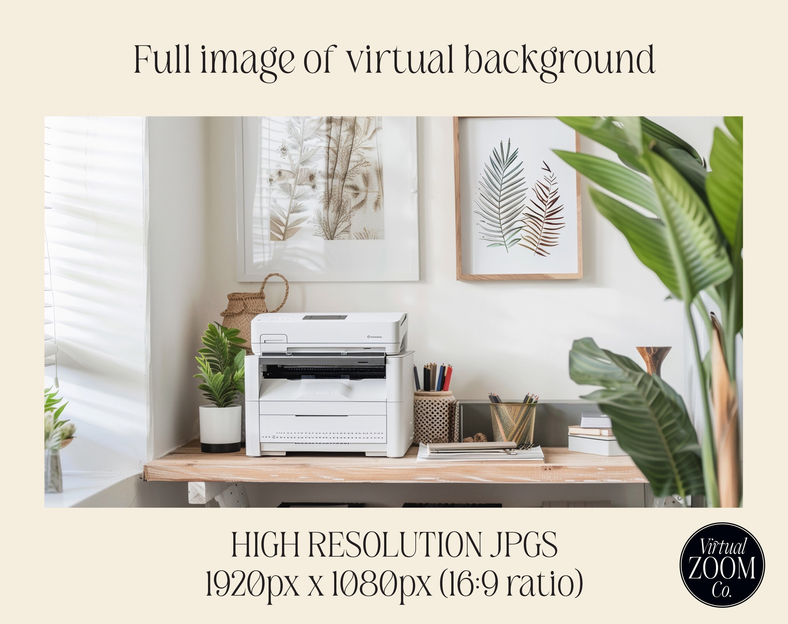 Zoom Background Home Office Zoom Office Background Virtual Background ...