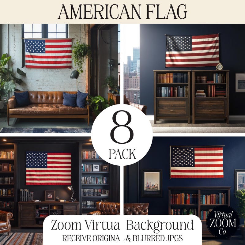 Zoom Background Flag - Etsy