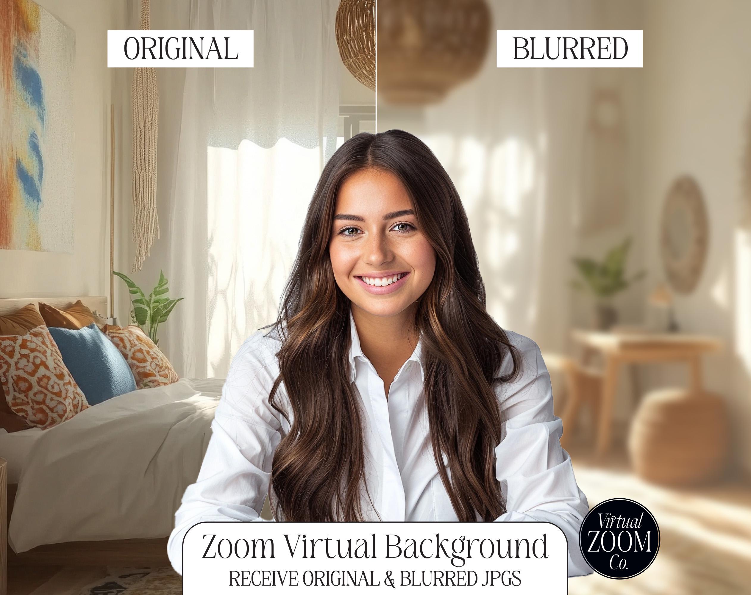 Zoom Background Boho Bedroom Home Zoom Virtual Background Zoom Indoor ...