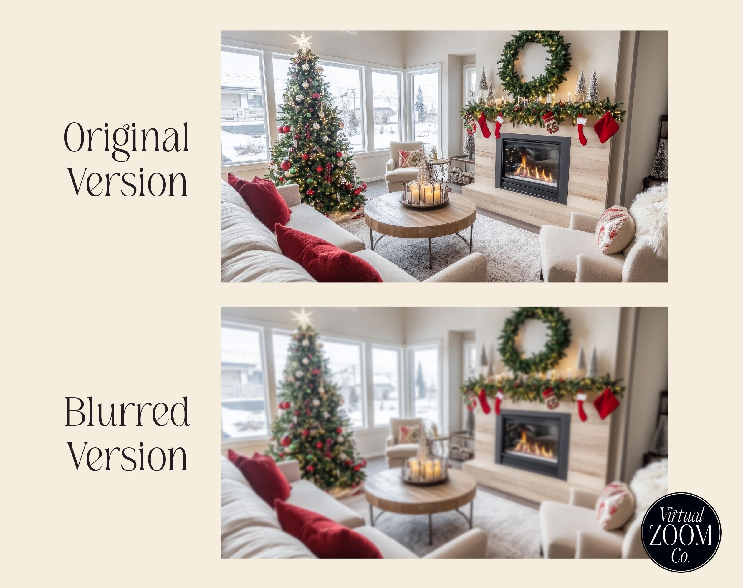 Zoom Background Christmas Zoom Winter Home Virtual Background Christmas ...