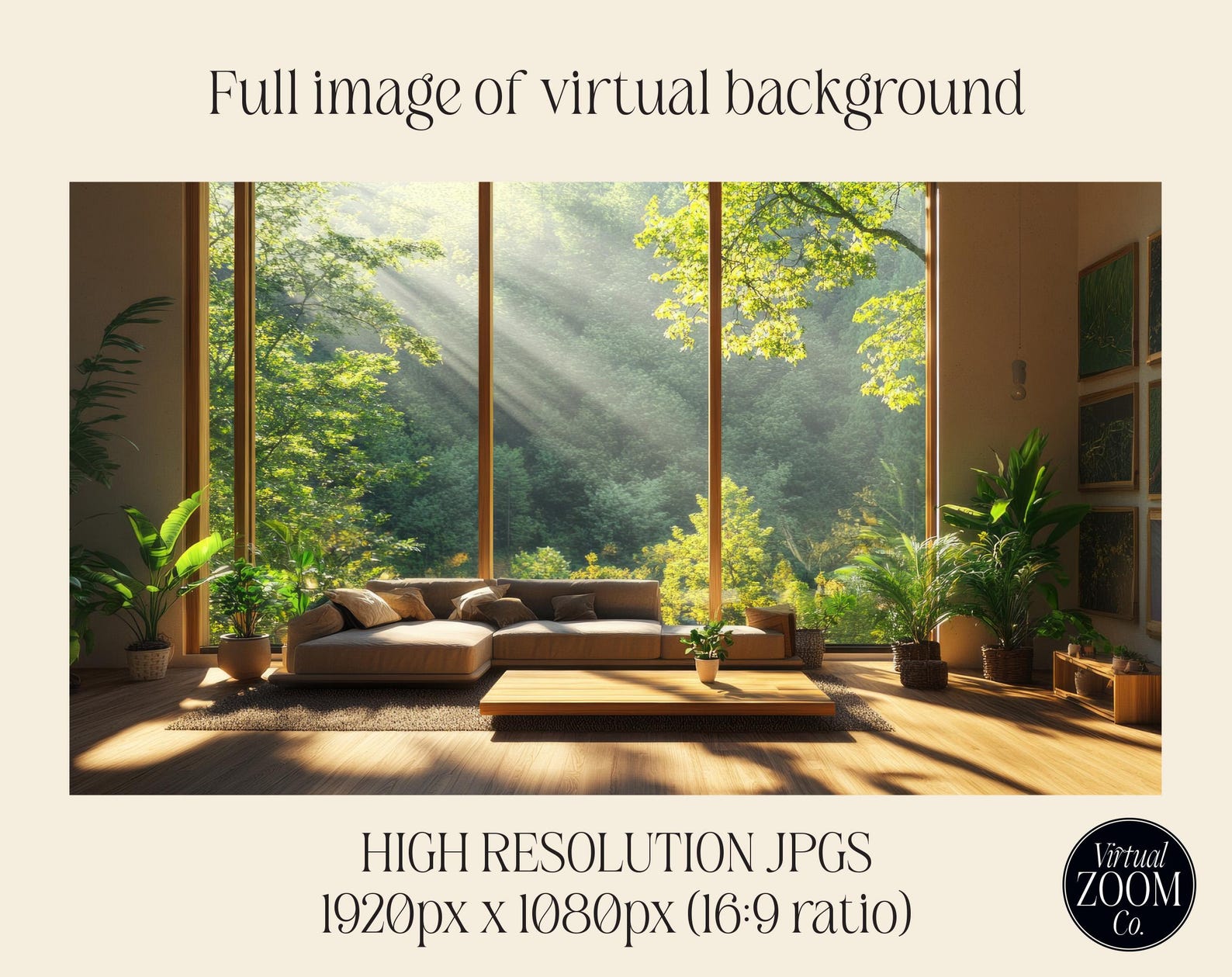 Zoom Background Indoor Plants Window Seat Zoom Office Window View Zoom ...