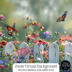 Zoom Background Spring Cottage Garden Zoom Flowers Zoom Photo Nature ...