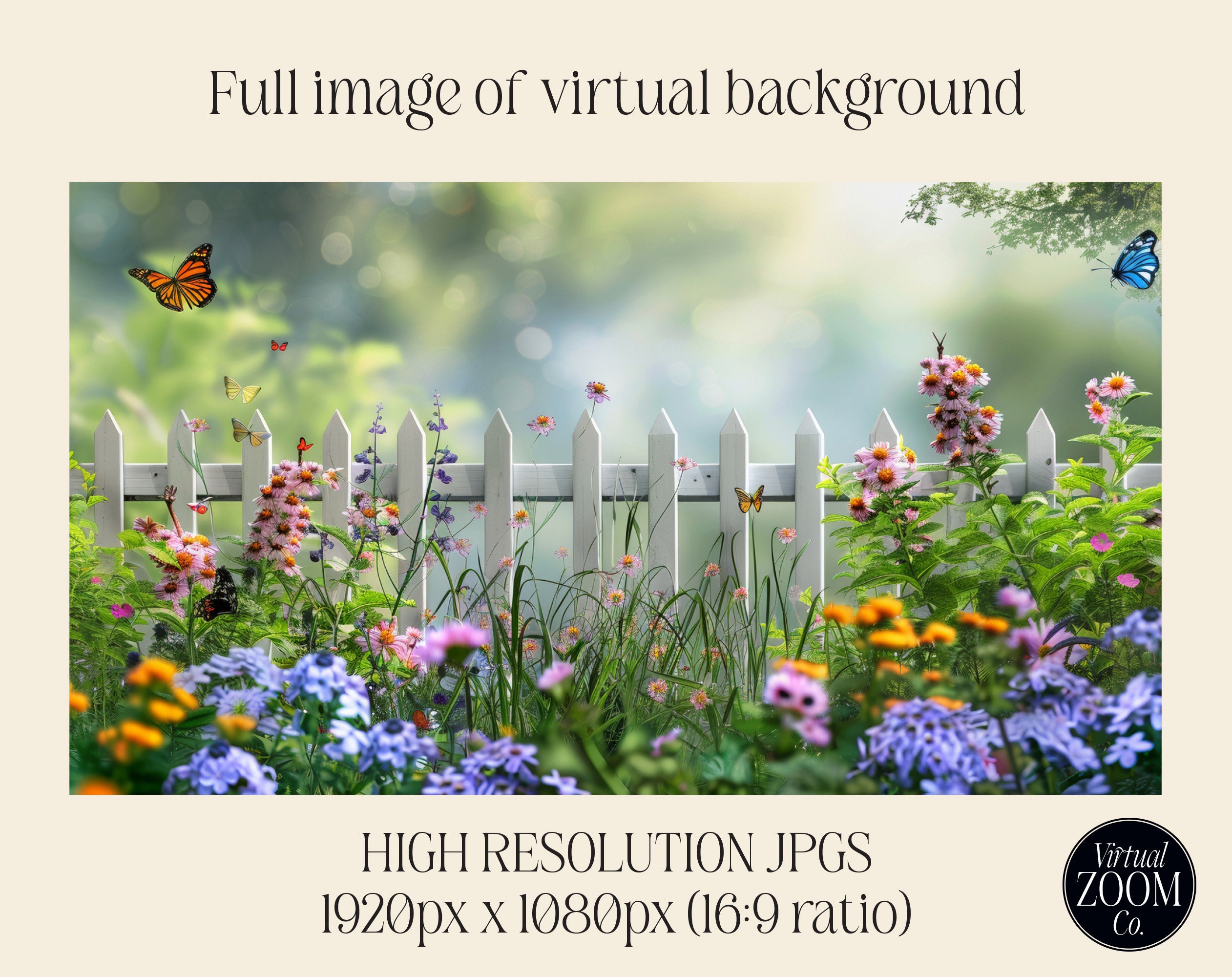 Zoom Background Spring Cottage Garden Zoom Flowers Zoom Photo Nature ...