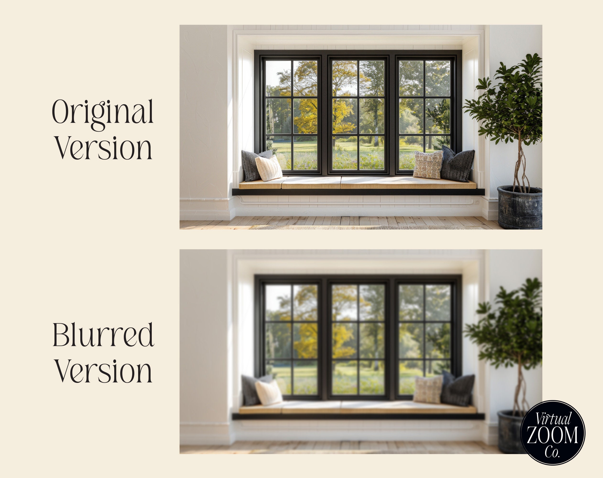 Zoom Background Window Seat Zoom Office Window View Zoom Black Styled ...