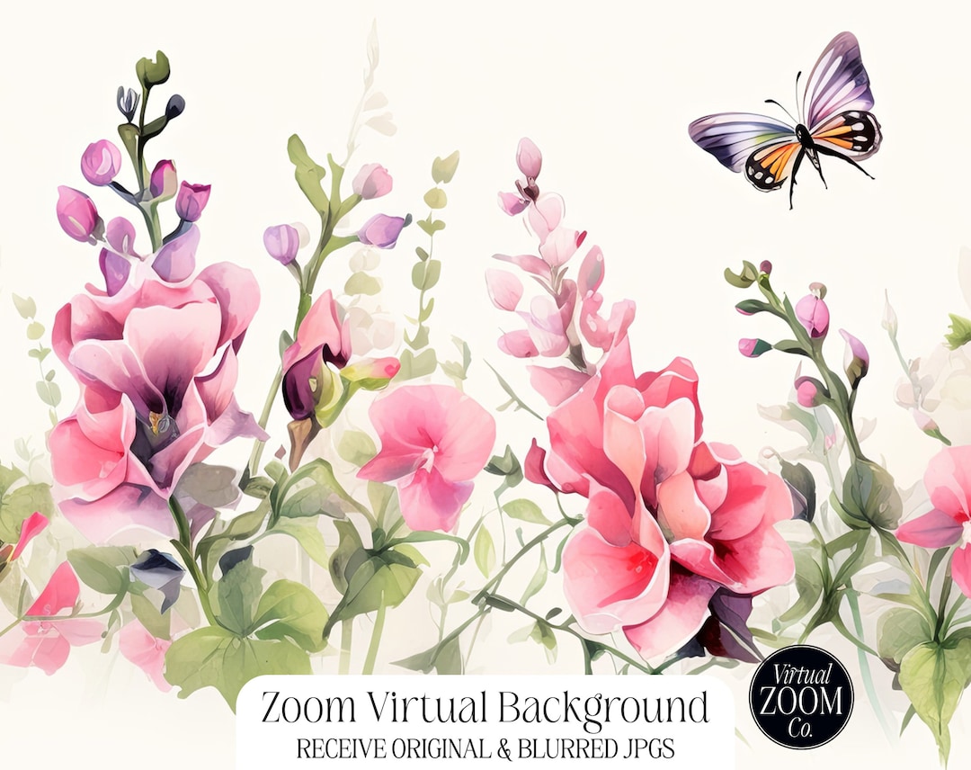 Zoom Background Spring Cottage Garden Zoom Zoom Photo Snapdragon ...