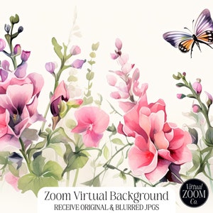Zoom Background Spring Cottage Garden Zoom Zoom Photo Snapdragon ...