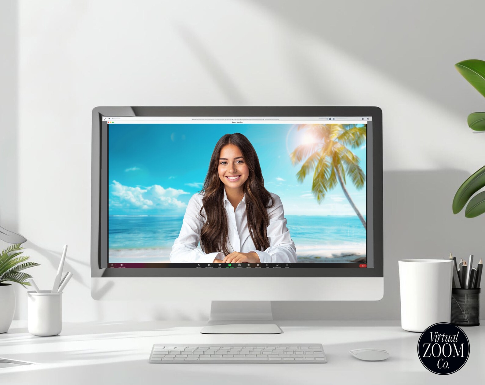 Zoom Background Beach Zoom Virtual Background Beaches Zoom Tropical ...