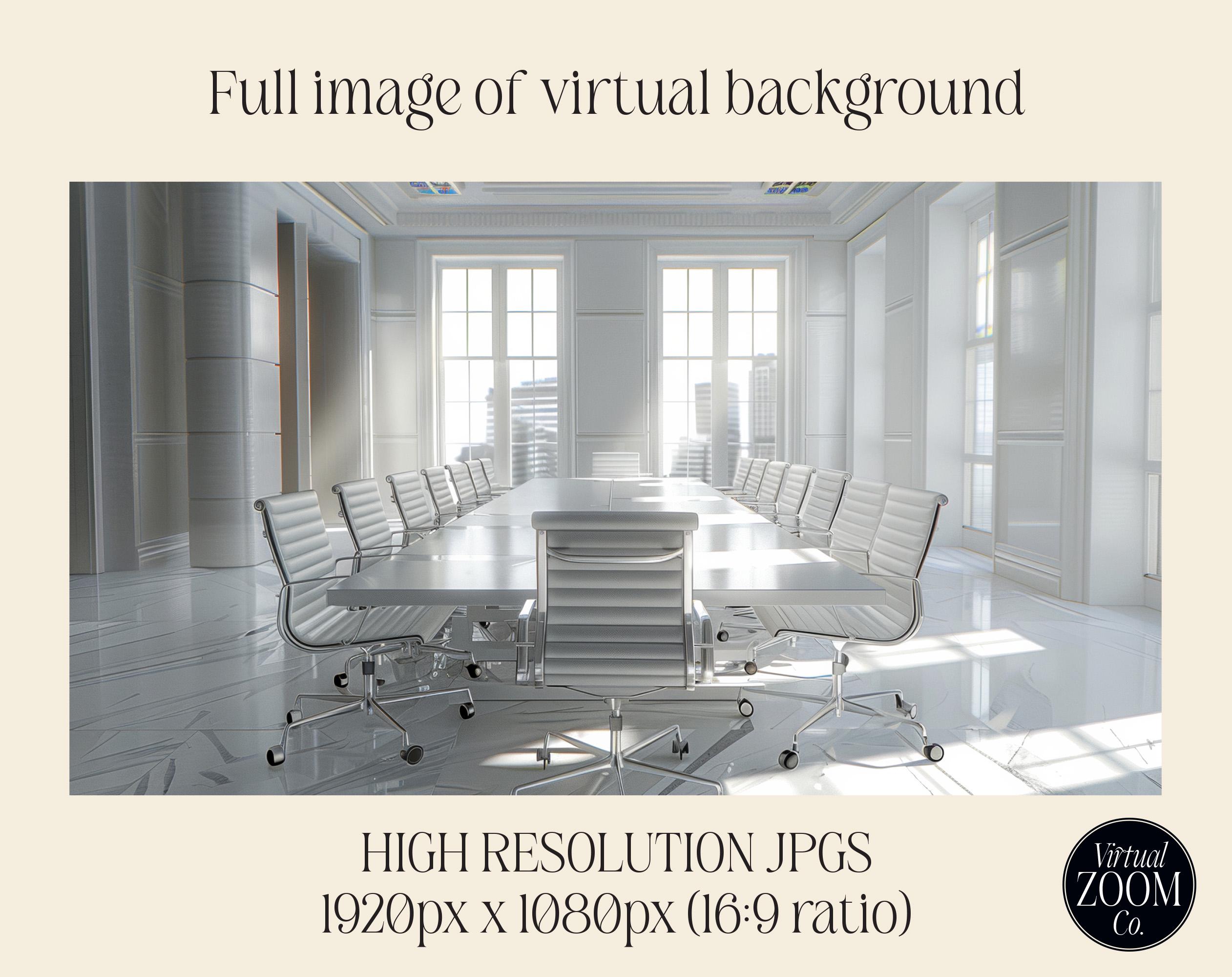 Zoom Background Boardroom Zoom Background Corporate Office Zoom Virtual ...