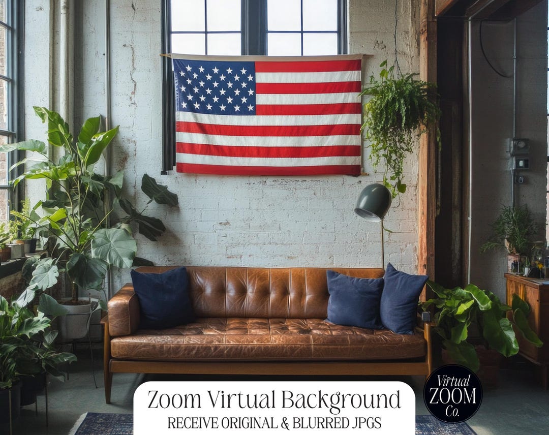 Zoom Background 4th of July American Background Plant Office Virtual ...