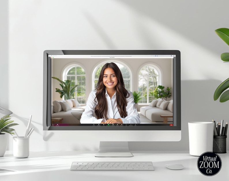 Zoom Background Modern Home Zoom Office Background Home Virtual ...