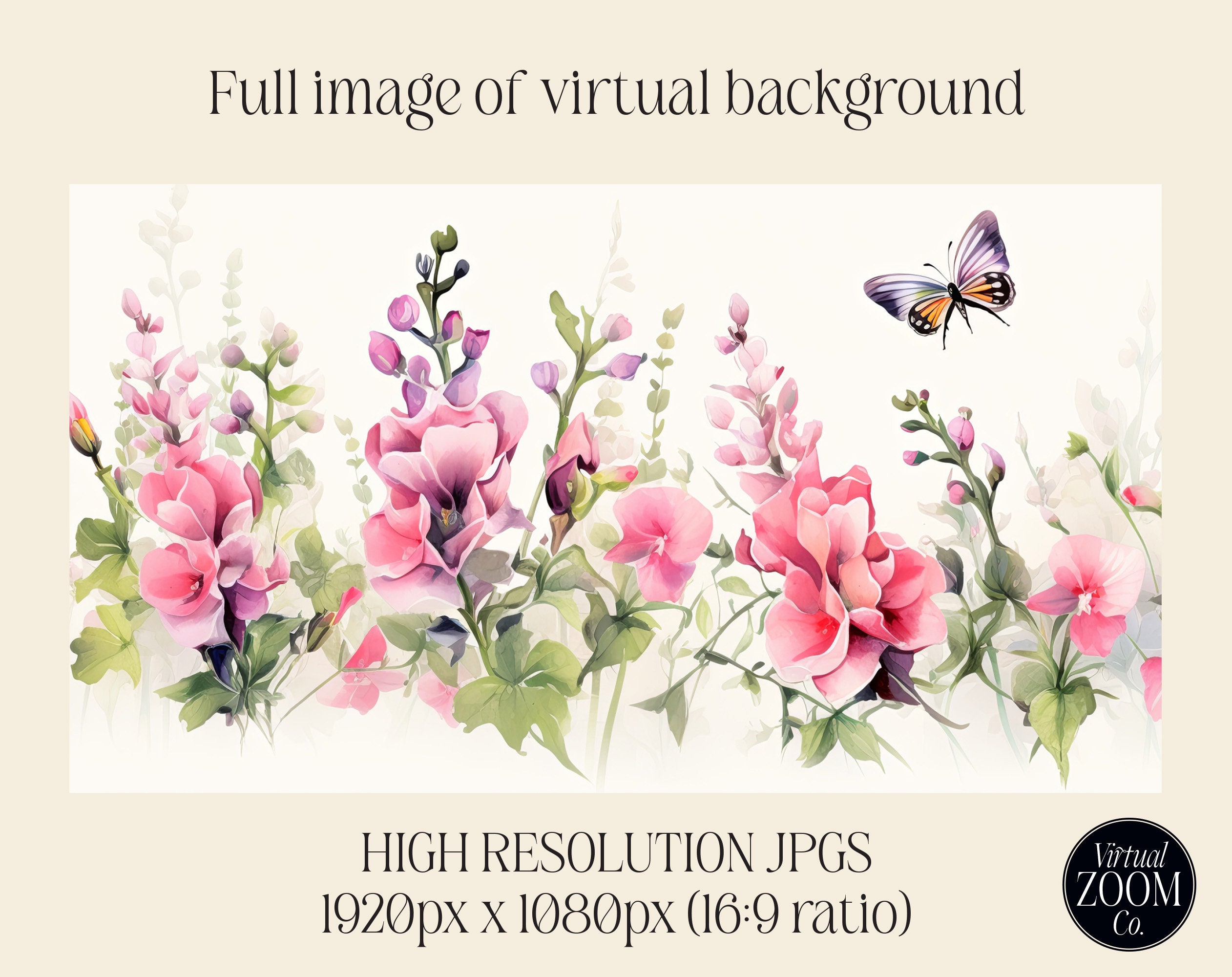 Zoom Background Spring Cottage Garden Zoom Zoom Photo Snapdragon ...