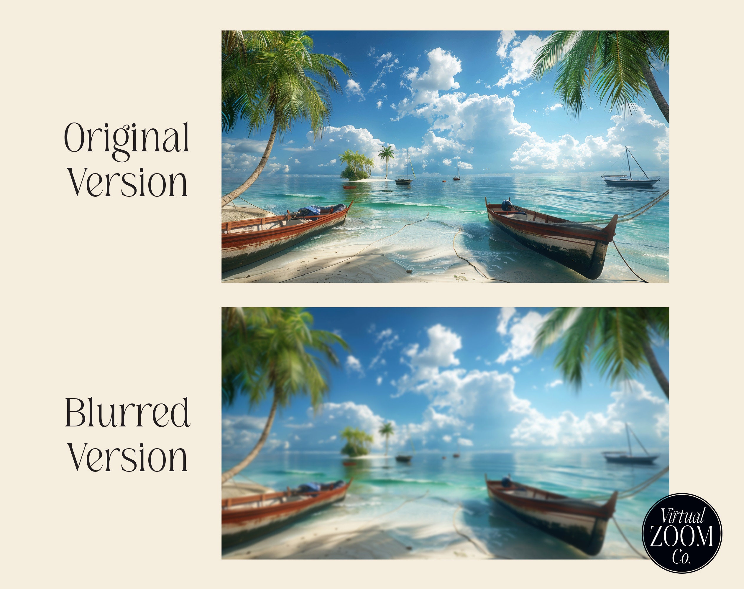 Zoom Background Beach Zoom Background Virtual Background Zoom Meeting ...