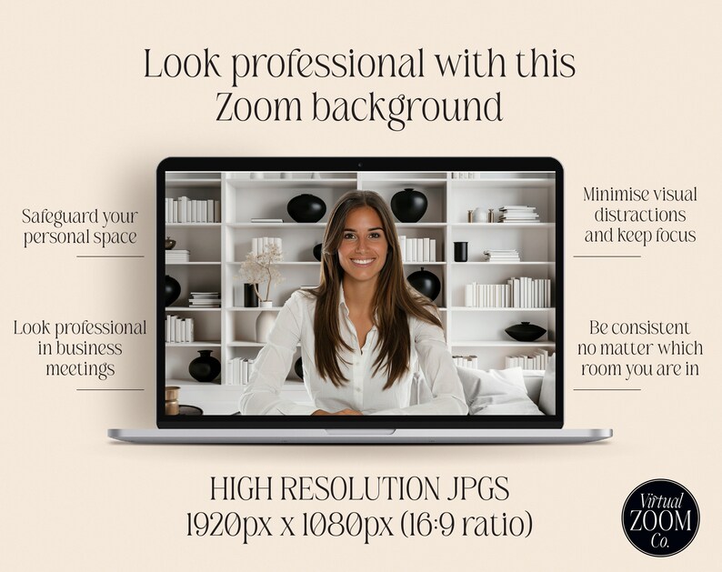 Zoom Background Black Books on Bookshelf Virtual Background Bookshelf ...